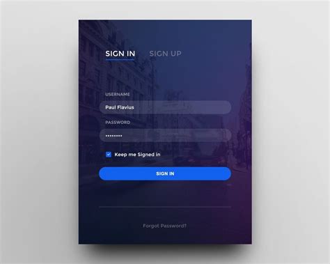 Pin By Daniel Iskhakov On Web Ui Login Form Web App Design Login Design