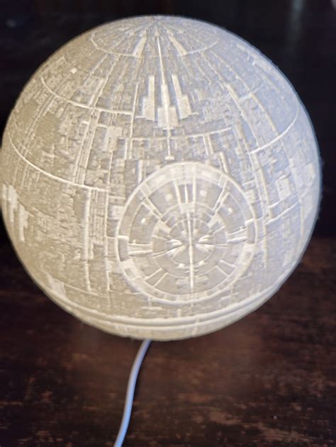 Starwars Deathstar Lamp Led 001 Kit Remixed By Olivier3dprint Makerworld