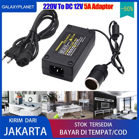 Jual Adaptor Socket Lighter Mobil Ke Listrik Bukan Utk Vacuum Pompa 12v