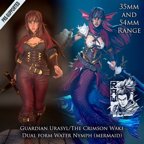 Urasyl The Warrior Water Nymph 35mm 54mm Nsfw Nymph Available