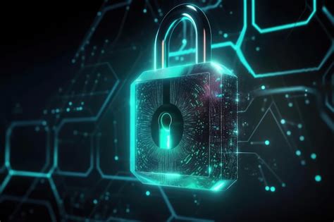 Premium Photo Cyber Security Padlock For Protection Of Login Security