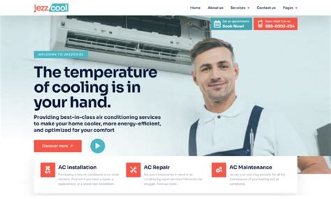 Design Hvac Website Air Conditioning Website Air Duct Website By Cybermaven Fiverr