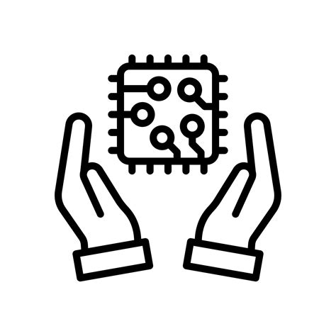 Future Technology Icon In Vector Illustration 23753102 Vector Art At