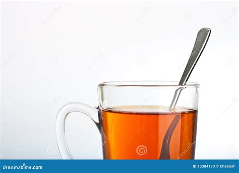 Teacup With Spoon Stock Image Image Of Metal Drink 13384173