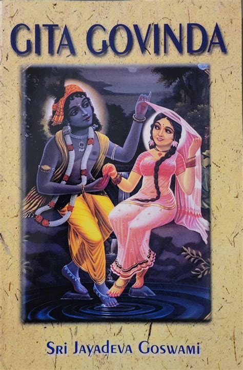 Gita Govinda By Sri Jayadeva Goswami Krishna Culture