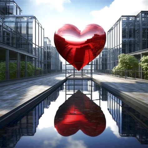 premium photo beautiful heart shape and 3d heart photo
