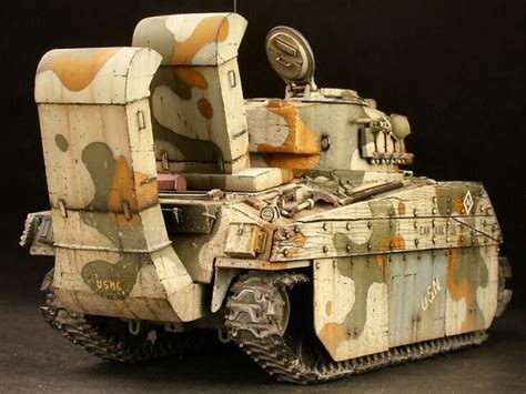 U S M C Model 4 Sherman Medium Tank With Wading Snorkels Gallery