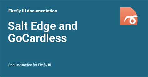salt edge and gocardless firefly iii documentation