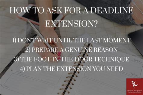 How To Ask Online For An Assignment Deadline Extension