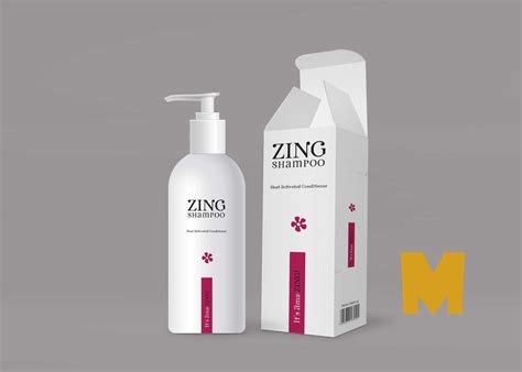 Stylish Shampoo Packaging Mockup Download