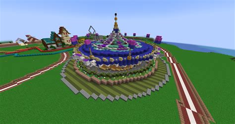 Disneyland Inspired Minecraft Build Carousel