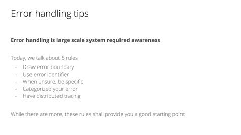 วธการจดการ Error Messages ใหเปนมตรกบทกคนจากงาน ThoughtWorks Talks Tech