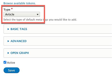 Generate Open Graph Meta Tags For Facebook Using Metatag In Drupal