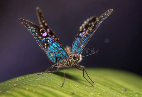 A Hyperdetailed Macro Image Of A Butterfly Taking Up The Entire Screen