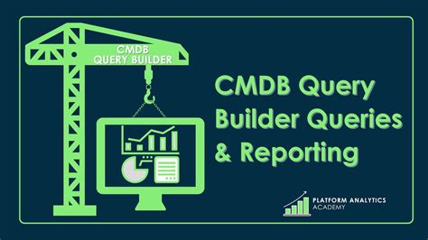 Cmdb Query Builder Queries And Reporting Platform Analytics Academy