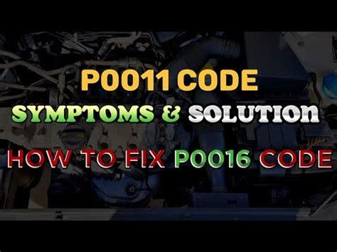 Easy Fix For Code P Save Money And Time How To Fix Code P YouTube