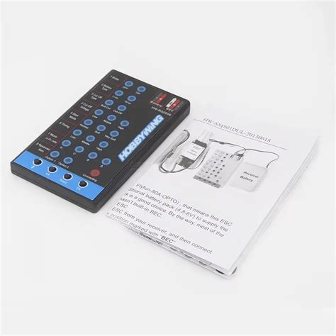 Hobbywing Rc Led Program Card Programmer Box For Brushless Esc Flyfun