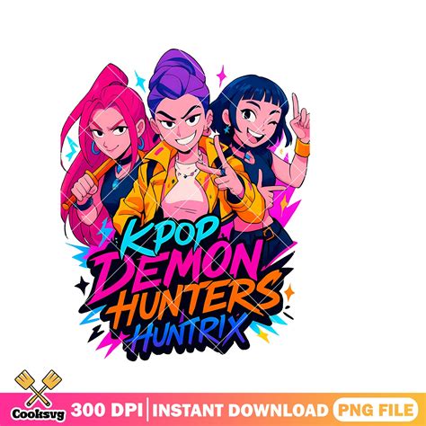 Vibrant Design Huntrix Png Kpop Demon Hunters Png Kpop Huntrix Png