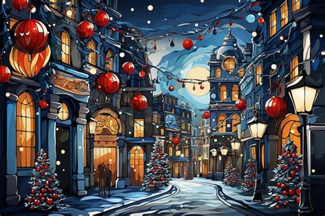 Premium Ai Image Merry Christmas Background With Christmas Element Generated Using Ai