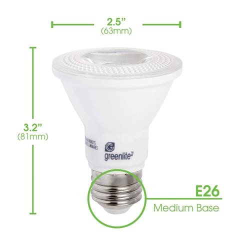 Greenlite Led Par20 Flood Light Bulb Dimmable 7w 50w Equivalent 5