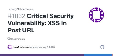 critical security vulnerability xss in post url · issue 1832
