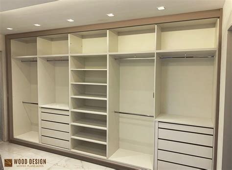 Wood Design Móveis Planejados On Instagram Suíte Casal Roupeiro Personalizado Com Divisórias