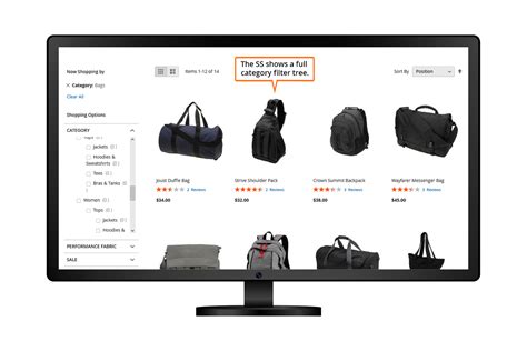 Magento Layered Navigation Tailored Filter Options