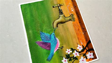 How To Draw Save Water Save Nature Drawing Nature Scenery Drawing Go Green Painting The Last