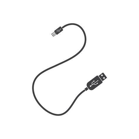 Usb Icon Vector Illustration 22087800 Vector Art At Vecteezy