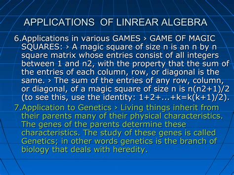 Linear Algebra Notes 1 Ppt Chemistry Science
