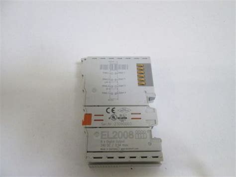 BECKHOFF X DIGITAL OUTPUT TERMINAL EL NEW OUT OF BOX TZSupplies Com