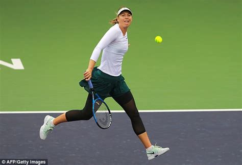 Maria Sharapova Through To Tianjin Open Final Daily Mail Online