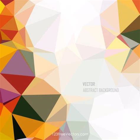 Bright Colorful Abstract Geometric Polygon Background Image