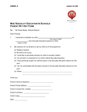 Fillable Online Opt In Opt Out Form For Health And Family Life Sex Fax Email Print PdfFiller