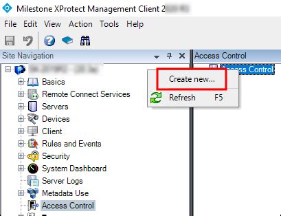 XProtect Access Instance Creation Wizard