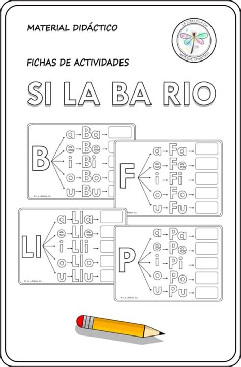 Spanish Bundle Syllables Capital Lowercase Silabario Mayúsculas Minúsculas
