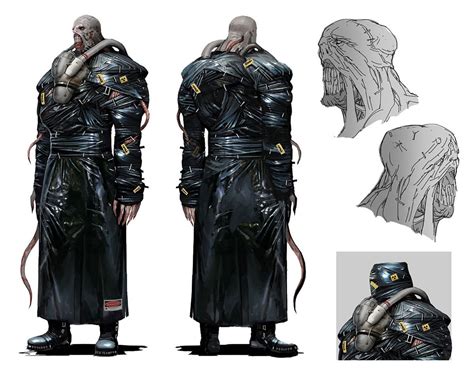 Nemesis Concept Art Resident Evil 3 2020 Art Gallery Resident