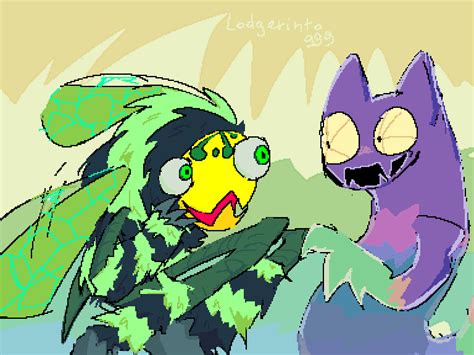 Lil Humbug And Ghazt Bc I Somehow Managed To Breed Them Last Night R Mysingingmonsters