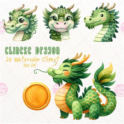 Chinese New Year Clipart Chinese Dragon Watercolor Dragon Png Lunar New Year Year Of Dragon Cny
