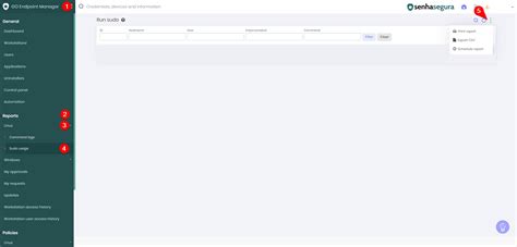 how to access linux sudo usage reports endpoint privilege manager