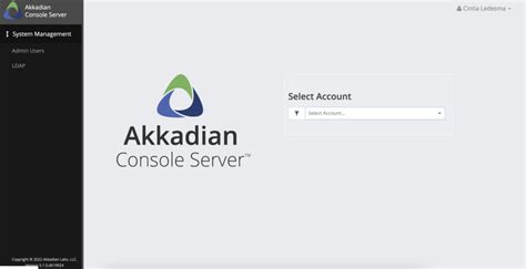 4 4 1 2 Creating The Account Admin Akkadian Console Server 5 1 2