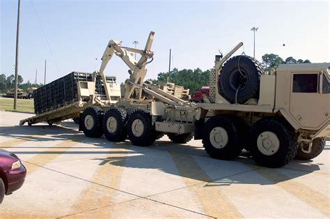 A Us Army Oshkosh M985 8x8 Heavy Expanded Mobility Tactical Truck