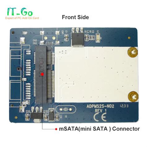 Aliexpress.com : Buy mSATA To SATA Adapter Card Mini SATA To 22Pin SATA ...