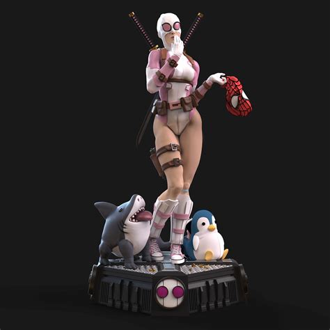 Gwenpool 14 Figure Zbrushcentral