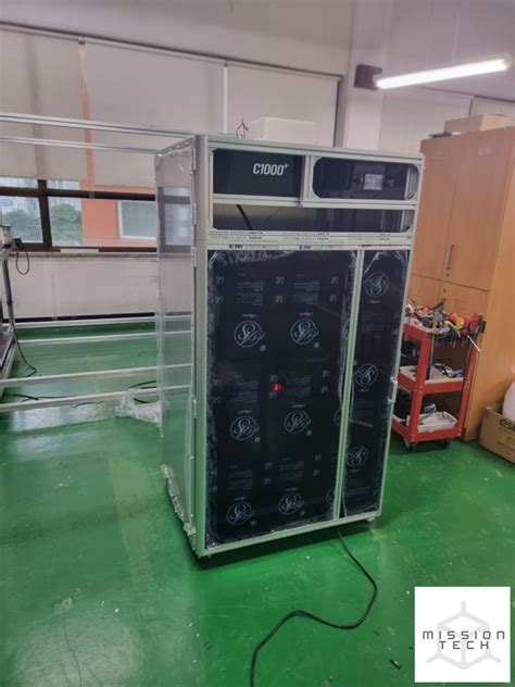 대형3d프린터 C1000 납품 주식회사미션테크 대형3d프린팅 대형3d Fdm대형 최대출력사이즈 5005001000mm 3d프린터납품 시제품제작 목업
