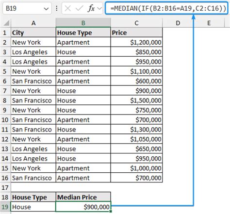 Median If Formula To Find Conditional Median In Excel Excel Insider