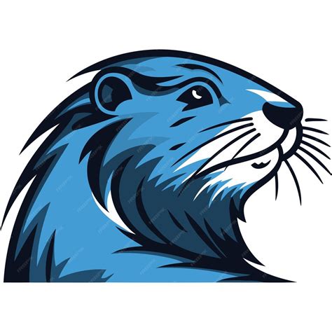 A Powerful And Dynamic Logo Featuring A Blue Gopher Head Perfect For