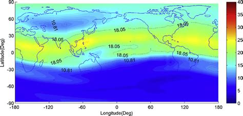 The Global Distribution Of Seasonal Nvtec Average During 2001e2003 In