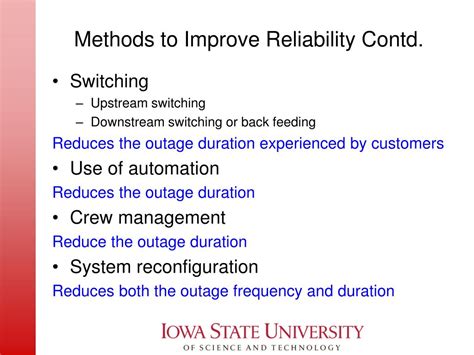 Ppt Distribution System Reliability Evaluation Powerpoint