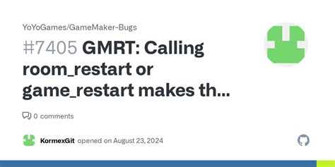 GMRT Calling Room Restart Or Game Restart Makes The Whole Window Turn